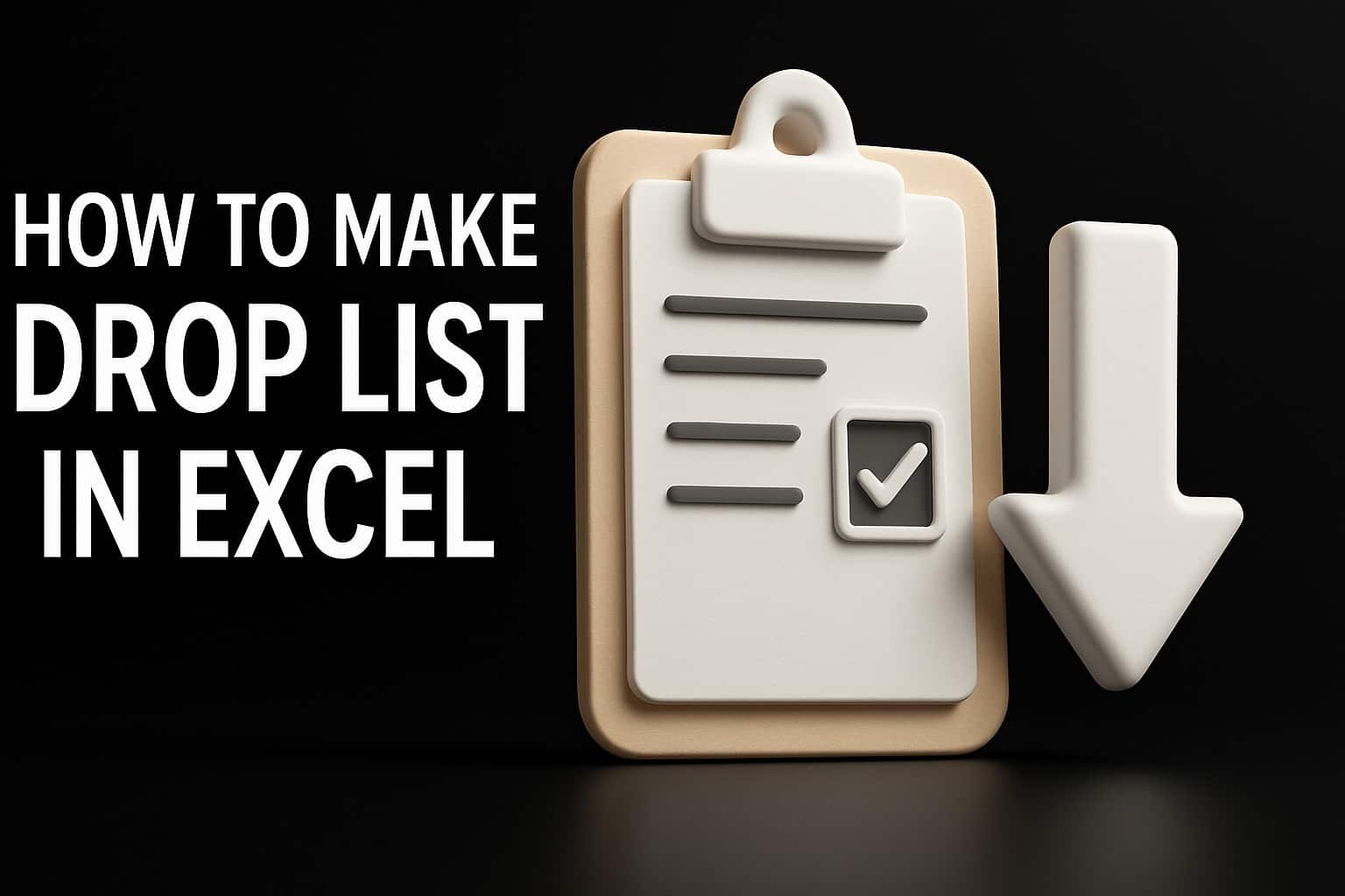 How to Make Drop List in Excel: The Expert Guide 2026 - The Analytics ...
